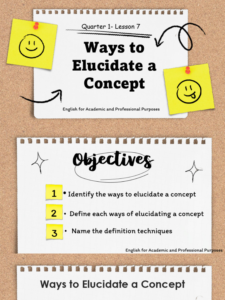 Eapp Lesson 7 Elucidating A Concept and Concept Paper | PDF ...