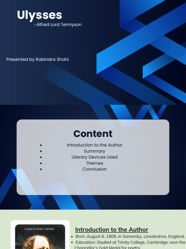 Tennyson's Ulysses: Themes & Analysis | PDF