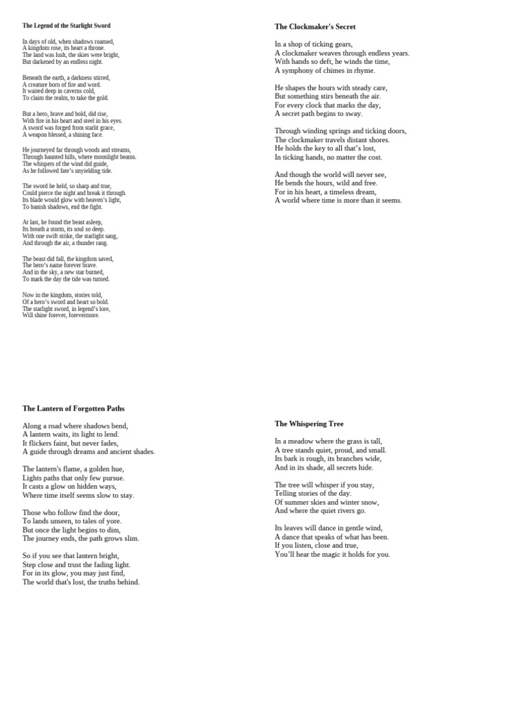 The Legend of The Starlight Sword | PDF