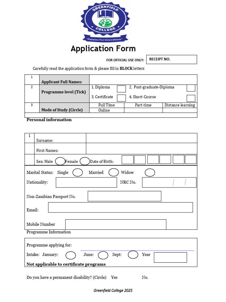 Application Form (GIC)-FEB-2025 pdf | PDF | Agriculture | Aquaponics