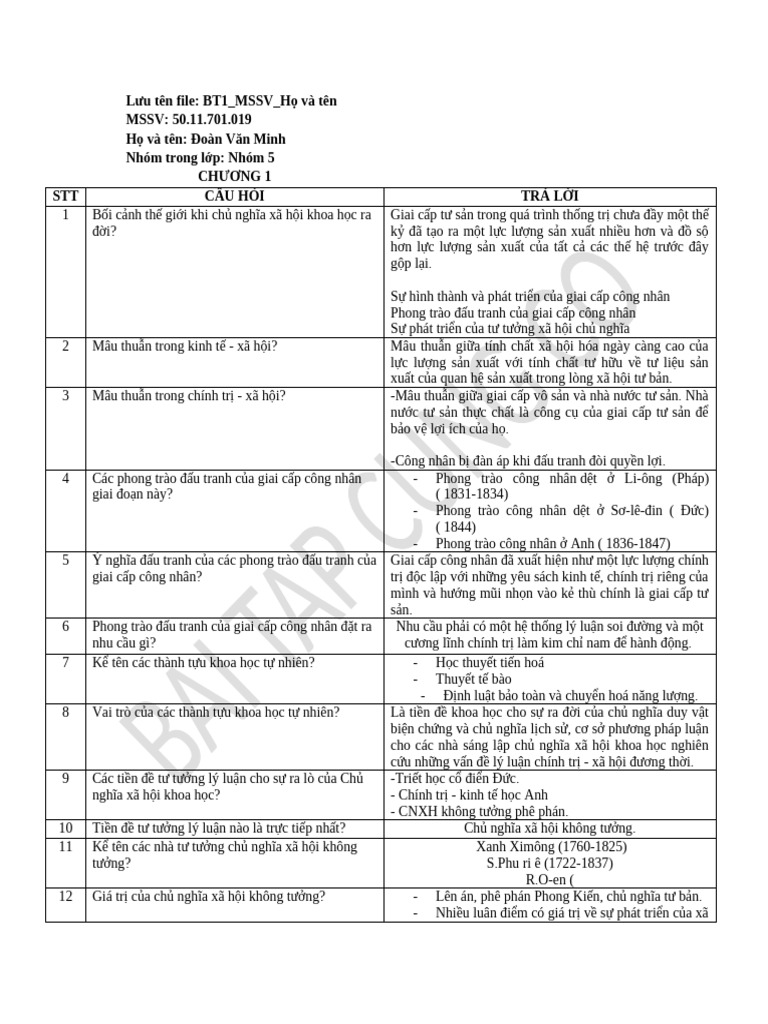 BT1_50.11.701.019_Đoàn Văn Minh | PDF