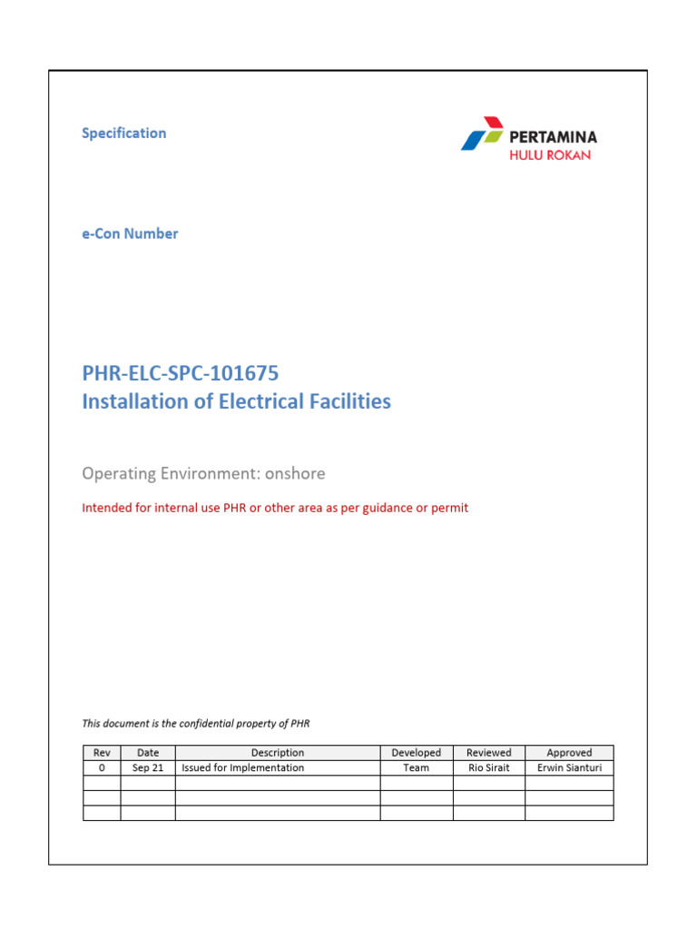 PHR Elc SPC 101675 | PDF | Electrical Wiring | Electric Power