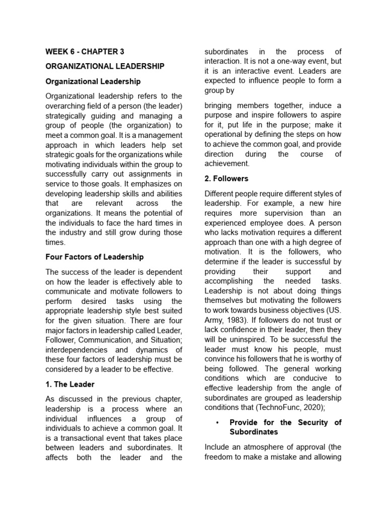 CFLM 2 - MIDTERM REVIEWER (1) | PDF | Leadership | Transformational Leadership