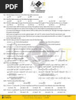 Trig Grade 10 Worksheet Memo | PDF
