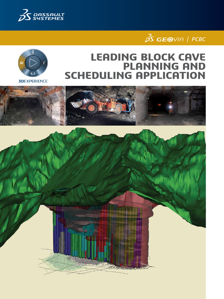 Block Cave Planning Geovia Brochure | PDF