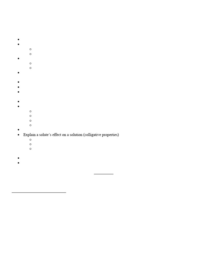 Unit+8+Solutions+notes+ 2 | PDF | Solubility | Solvation