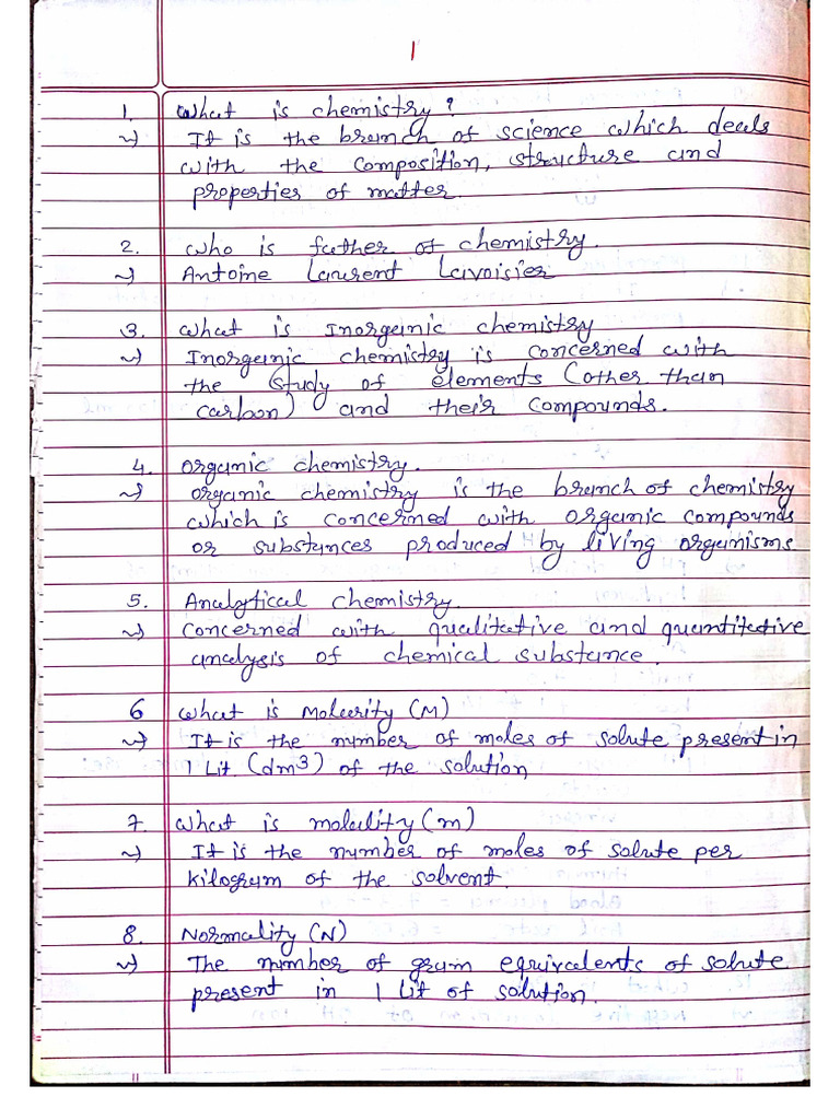 Basic Chemistry | PDF