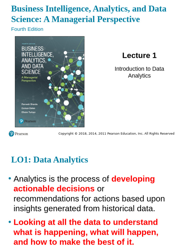 Customized Lecture 1 | PDF | Business Intelligence | Analytics