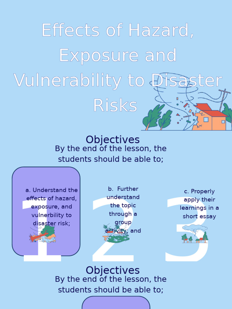 Effects of Hazard Exposure and Vulnerability To Disaster Risks | PDF ...