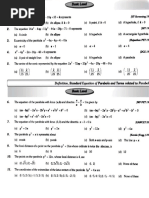 Application of Derivative _ DPP 02 (of Lec 03) | PDF | Slope | Tangent
