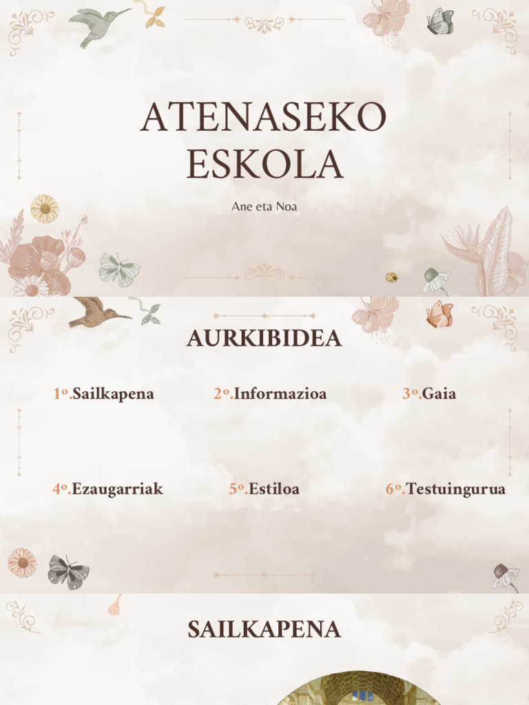 ATENASEKO ESKOLA | PDF