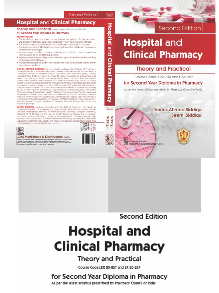 Hospital and Clinical Pharmacy | PDF | Pharmacy | Pharmacovigilance