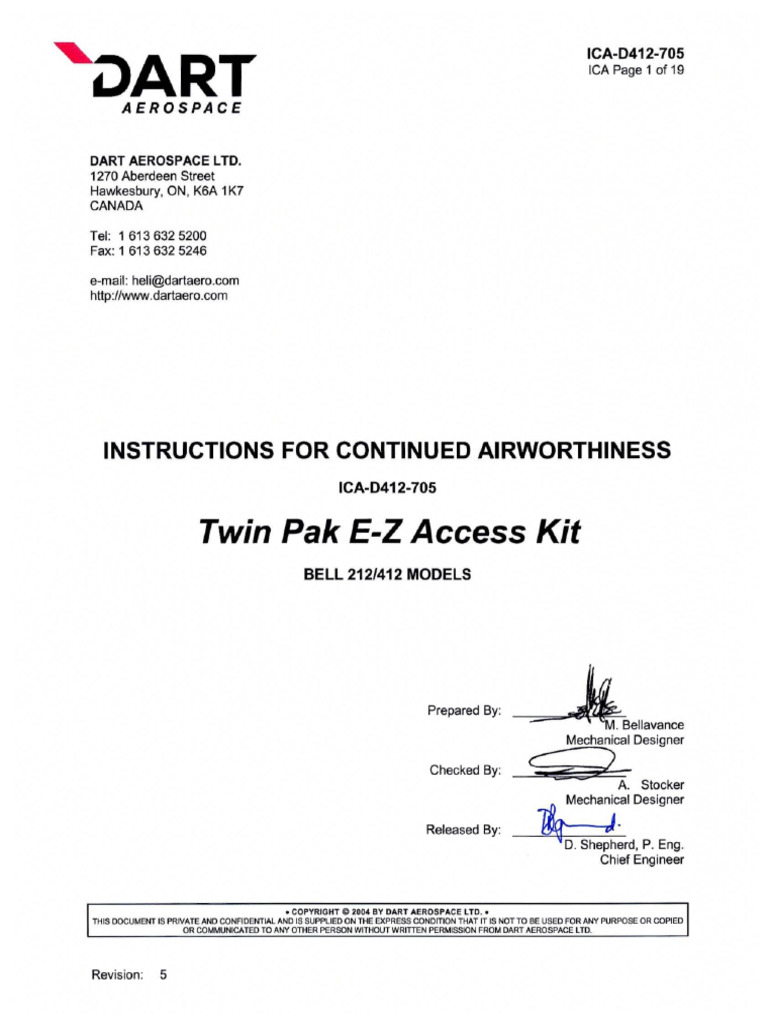 ICA D412 705 Rev5 | PDF