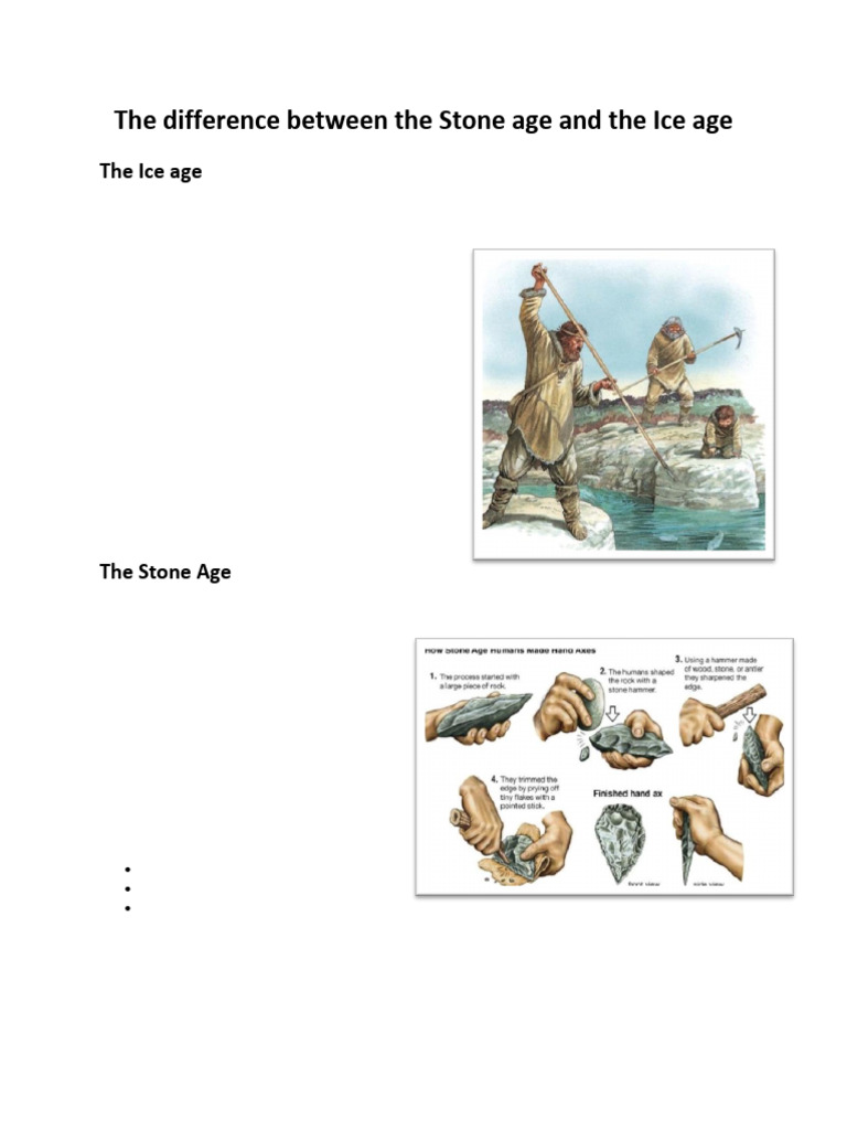 Ice Age vs. Stone Age: Key Differences | PDF