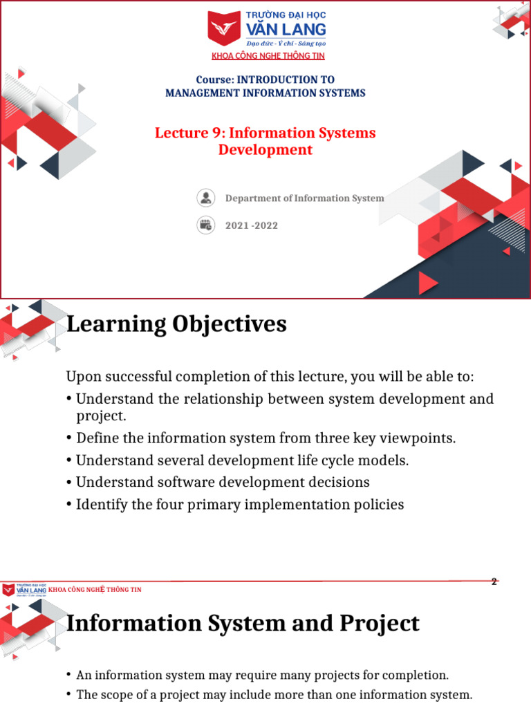 L9 - Information Systems Development | PDF | Software Development Process | Agile Software ...