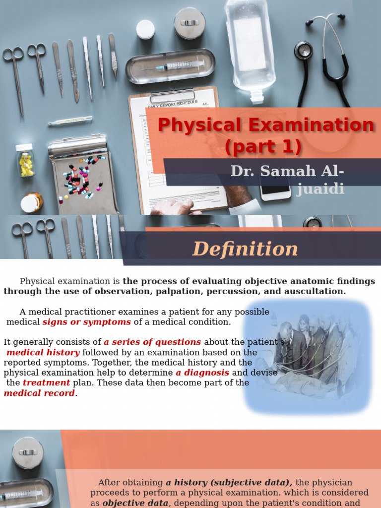 1-Medical Physical Examination | PDF | Physical Examination | Medical ...
