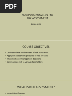 Chemical Risk Assessment Template | PDF | Risk | Dangerous Goods