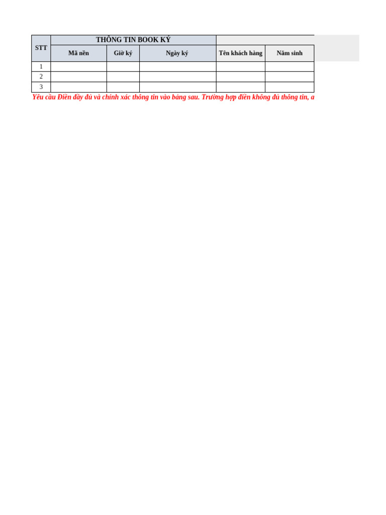 2022 - STC LT - File Book Ký Thông Tin KH | PDF