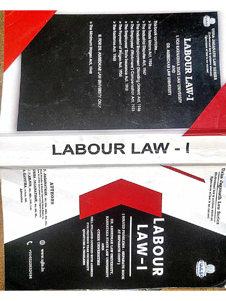 Labour Law 1 - Usha Jaganath Guide | PDF Labour Law 1 - Usha Jaganath Guide | PDF