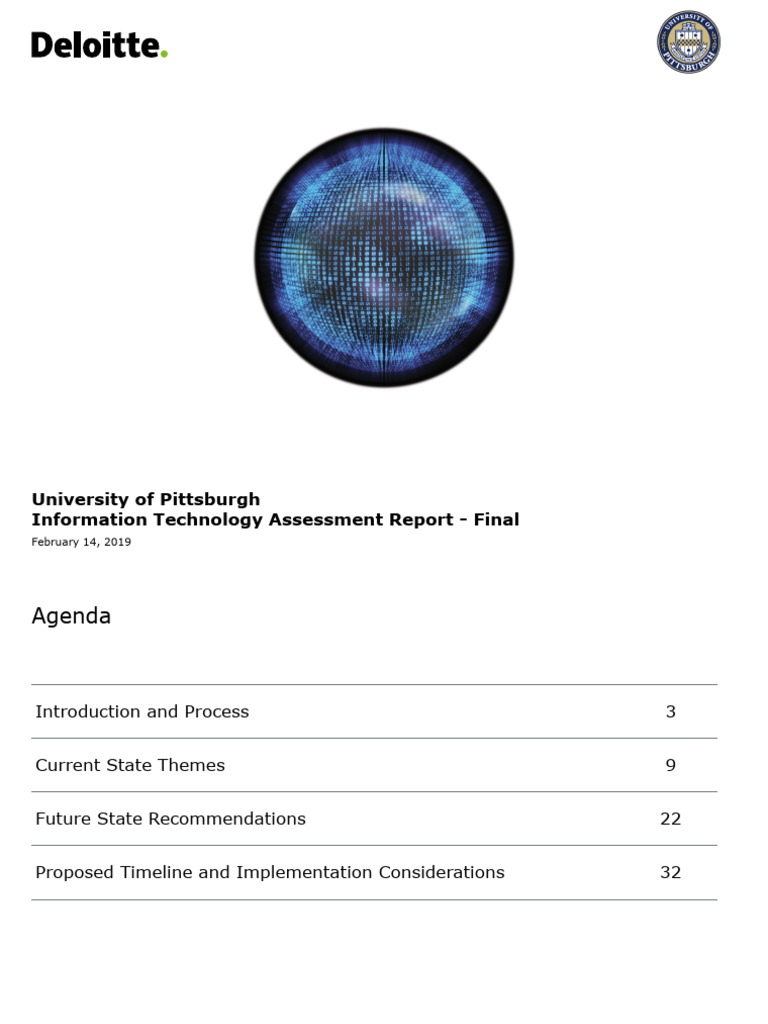 Pitt IT Report Overview 021419 | PDF | Governance | Cloud Computing