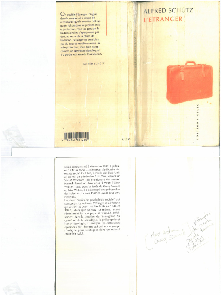 Alfred Schütz-L'étranger | PDF