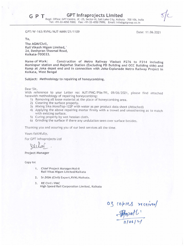 Methodology of Honey Combing | PDF