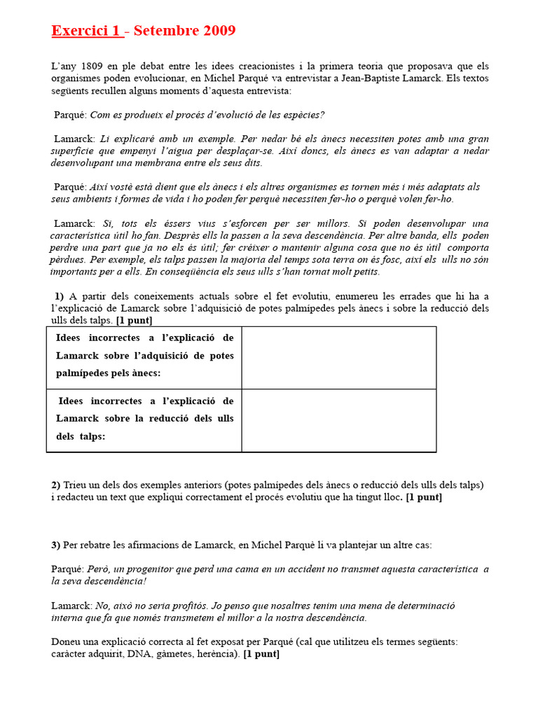 Exercicis Selectivitat 10 | PDF