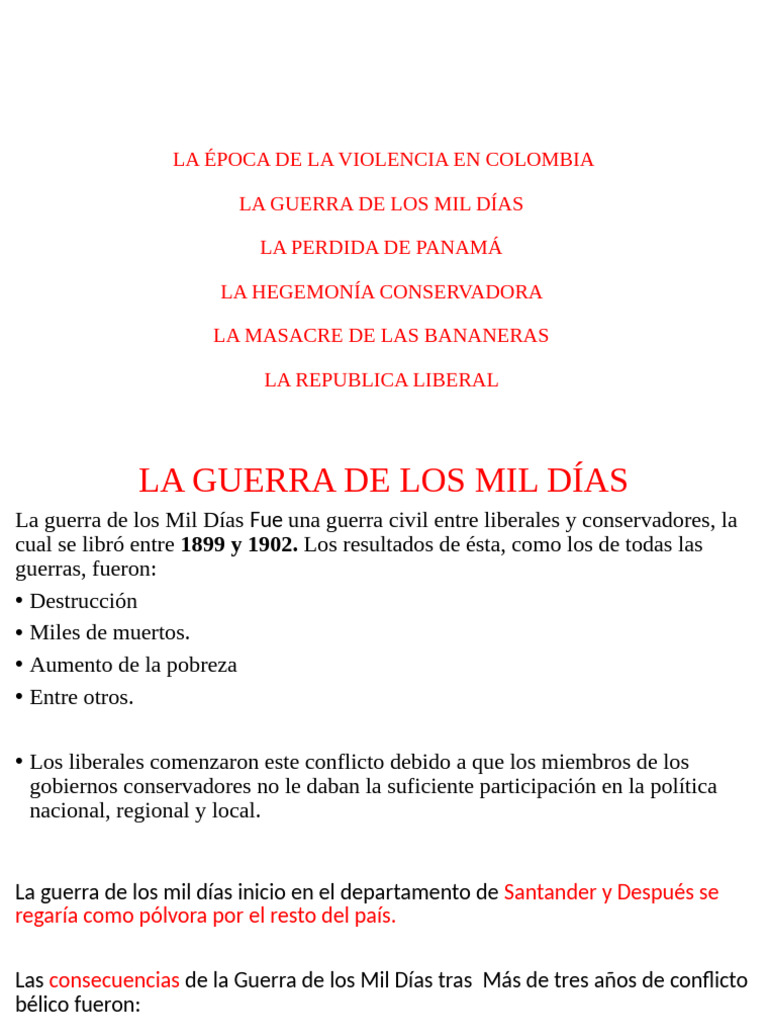 03 Bipartidismo y La Época de La Violencia en Colombia. | PDF