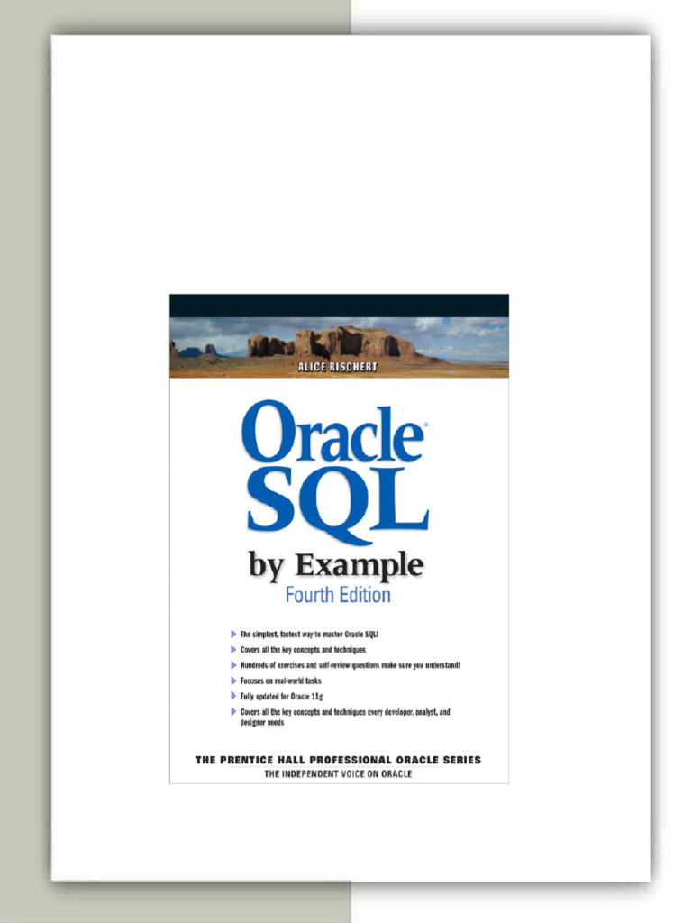 Solution Manual for Oracle SQL By Example, 4/E 4th Edition Alice ... Solution Manual for Oracle SQL By Example, 4/E 4th Edition Alice ...