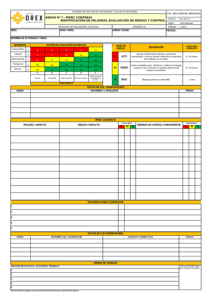 Hgs-Seg-01 Iperc Continuo | PDF