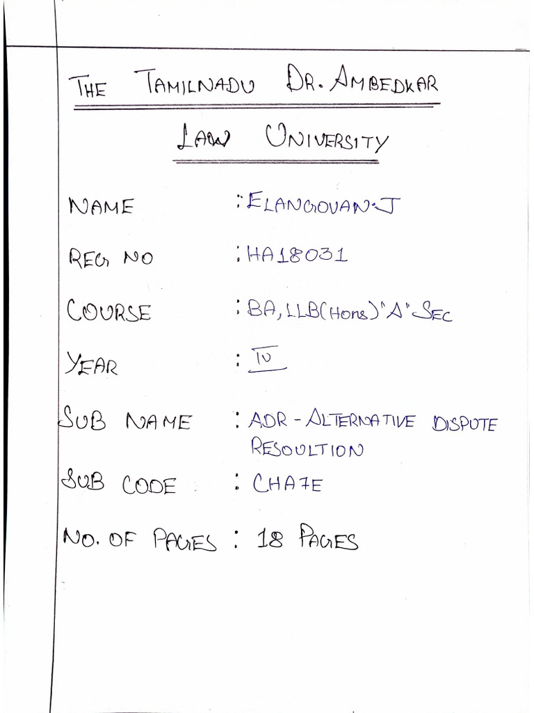 HA18031 ELANGOVAN.J-AnswerSheet | PDF
