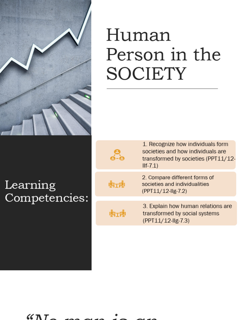IPHP_Q4-Human-Person-in-the-Society | PDF | Society | Agriculture
