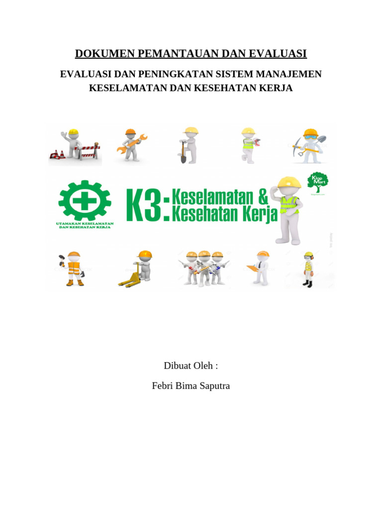 DOKUMEN MENERAPKAN SISTEM MANAJEMEN K3 | PDF