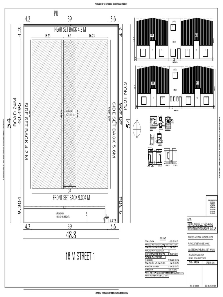 Building Plan Approved Drg | PDF