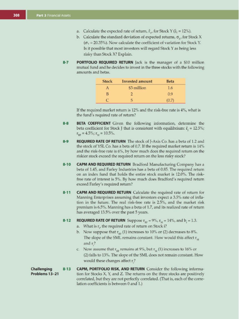 Chapter 8 Problems | PDF