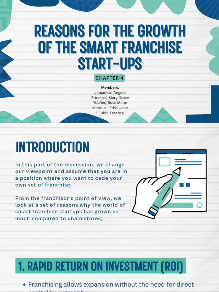 CHAPTER 4 Reasons For The Growth of The Smart Franchise Start Ups | PDF | Franchising | Business ...