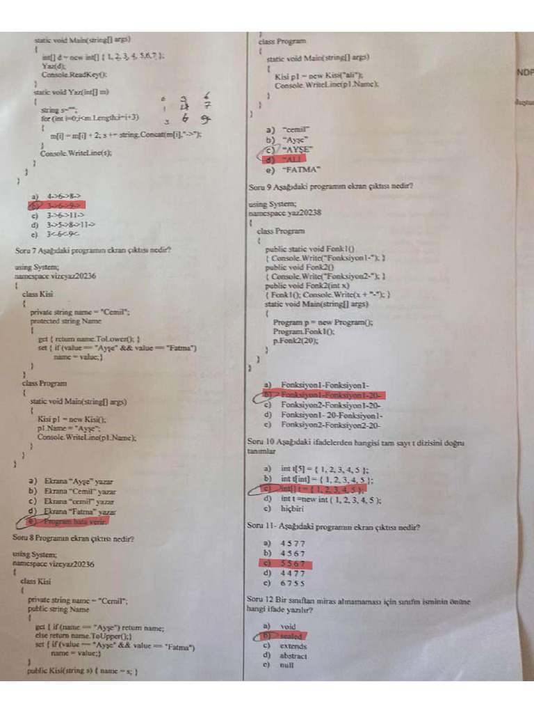 Vize Yazaokulu NDP 2023 | PDF