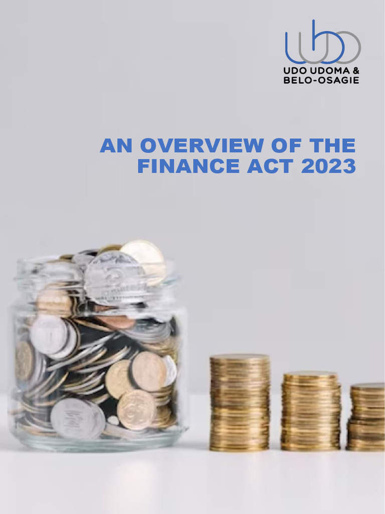 Overview of Finance Act 2023 Nigeria | PDF | Taxes | Capital Gains Tax