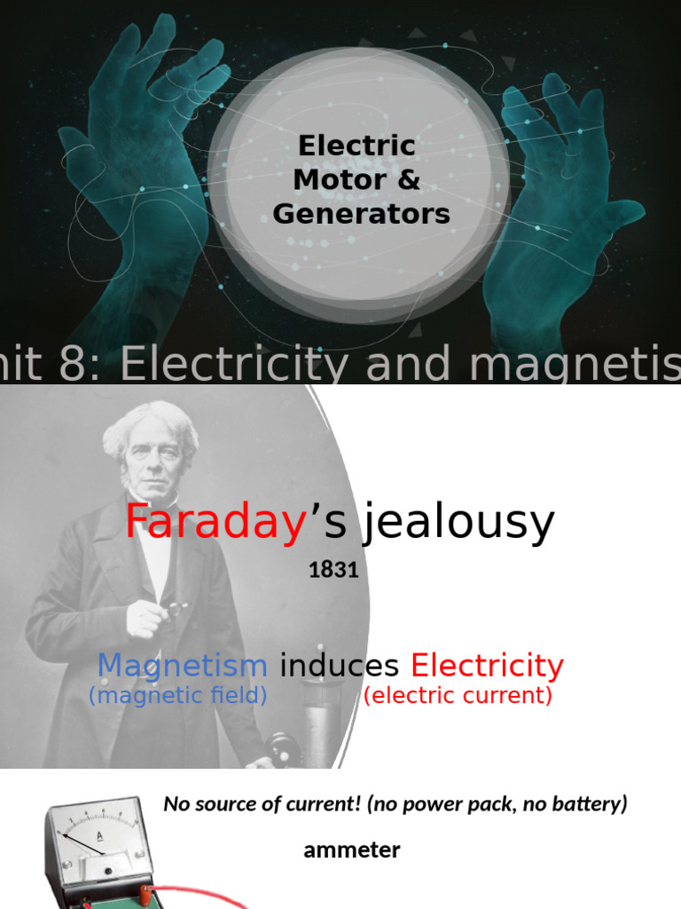 Electricity and Magnetism Notes | PDF | Electric Generator | Electric Motor