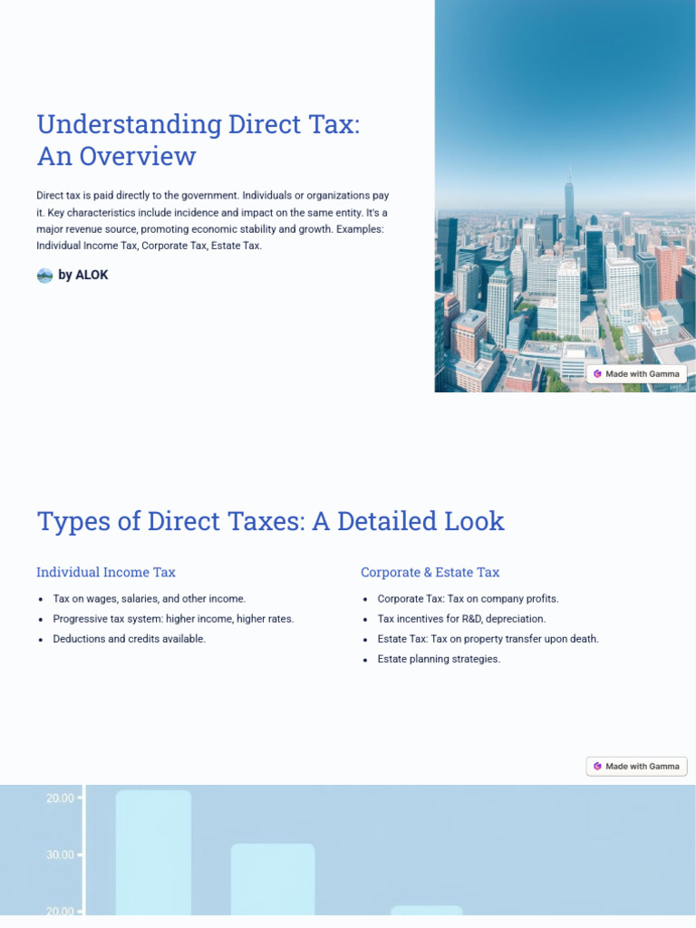 Overview of Direct Taxes Explained | PDF