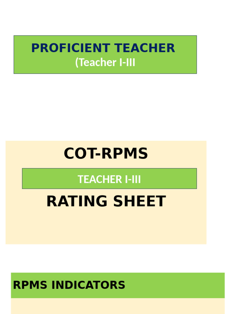 PROFICIENT TEACHER | PDF | Learning | Teachers