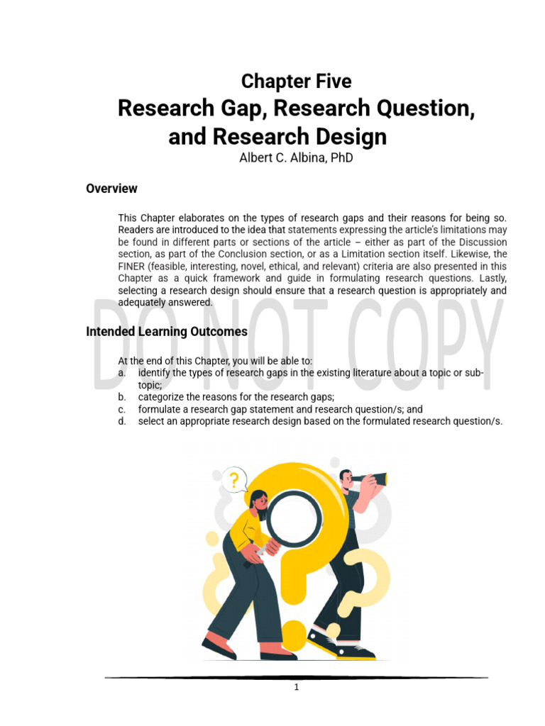 Chapter 5 Research Gap Research Question and Research Design.edited ...