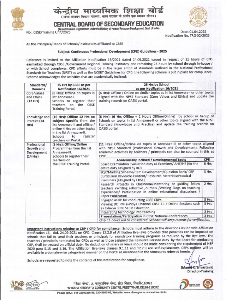 CPD Guidelines2025 01042025 | PDF