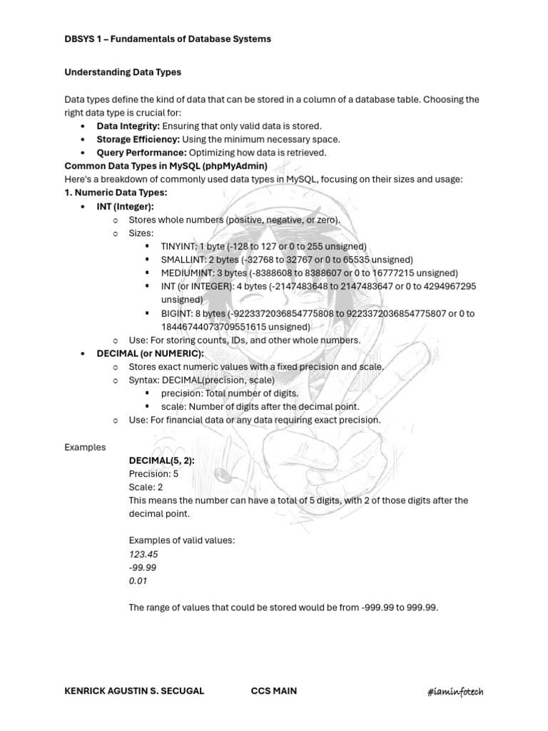 Understanding-Data-Types (1) | PDF | Integer (Computer Science) | Data Type