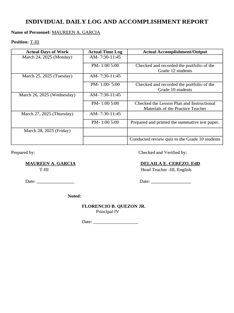 IDLAR March 24 28 2025 | PDF