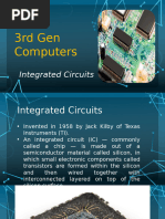 3rd Generation Computers | PDF | Integrated Circuit | Computer Science