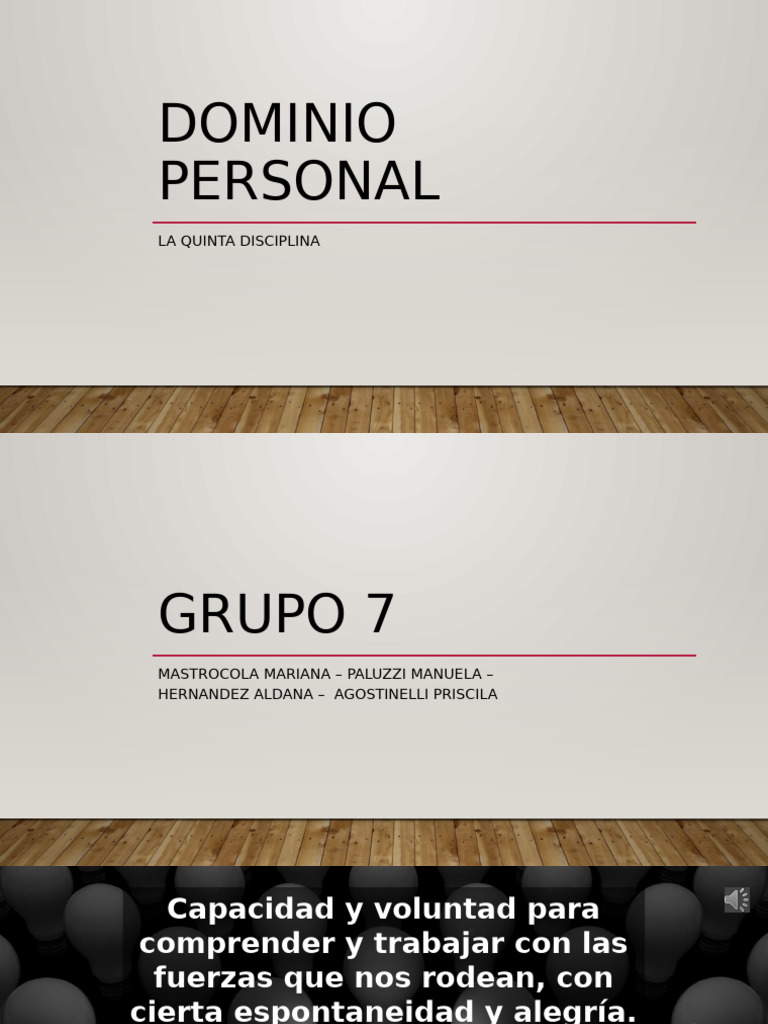 Dominio Personal | PDF