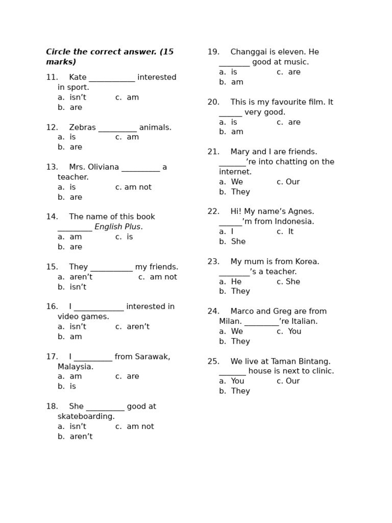 English Grammar and Book Sale Quiz | PDF