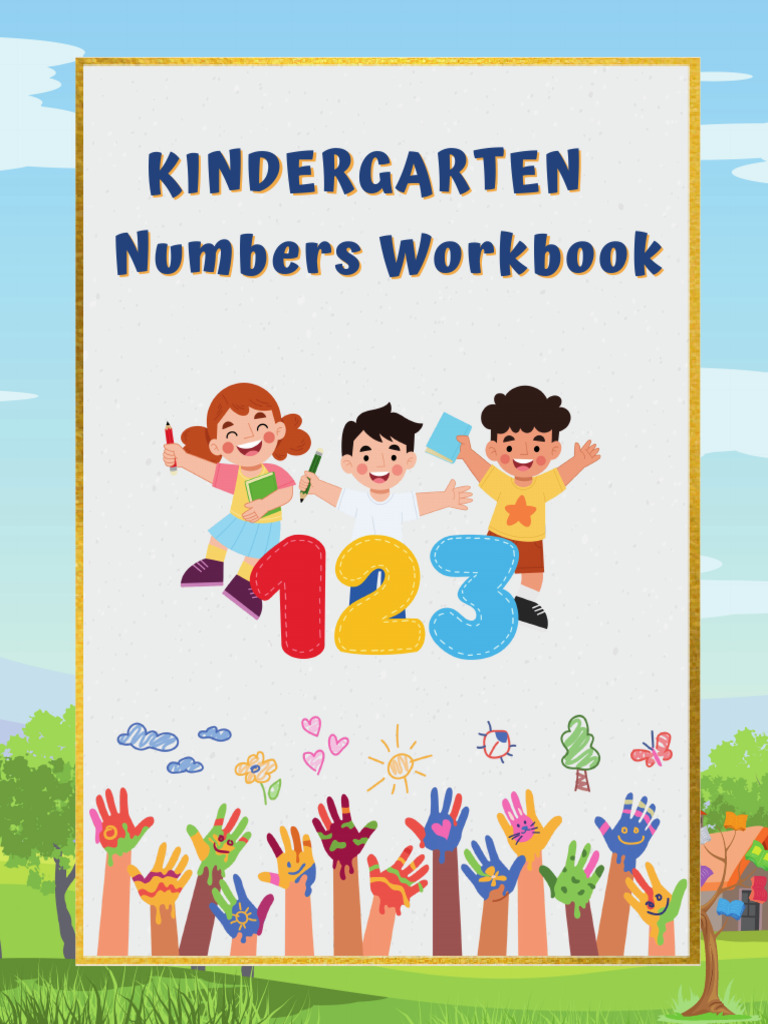 Kindergarten Numbers Tracing Workbook | PDF | Combinatorics | Discrete ...