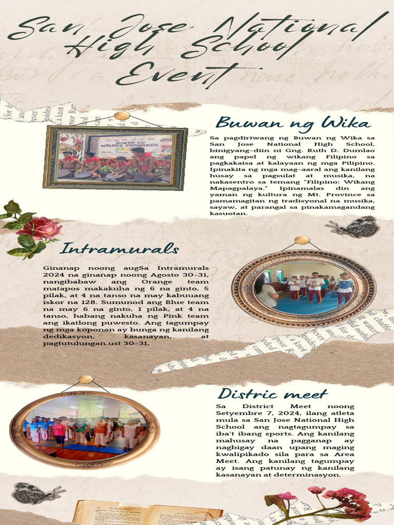 Brown Scrapbook Museum of History Infographic | PDF